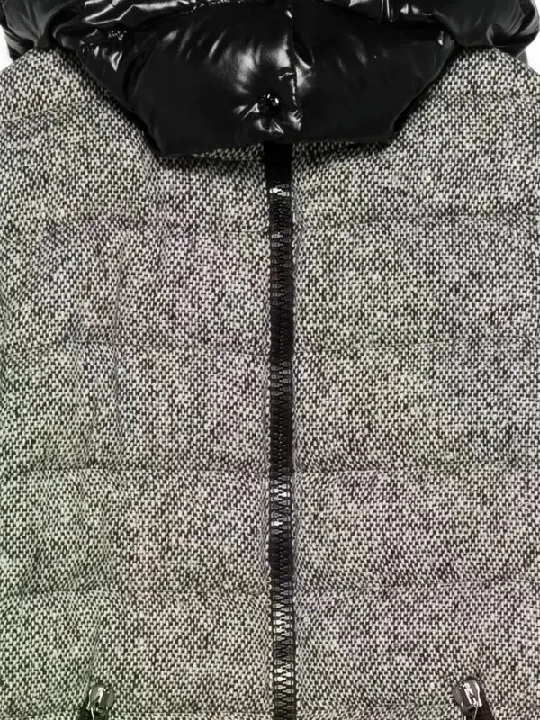 Moncler 2010s Tweed Padded Jacket - Grey