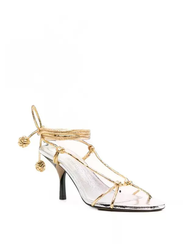 Jacquemus Les Sandales Tourni Sandals - Gold