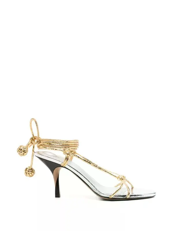 Jacquemus Les Sandales Tourni Sandals - Gold