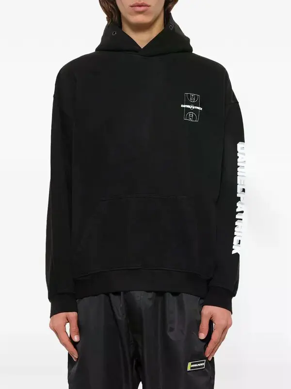 DANIEL PATRICK Court Hoodie - Black