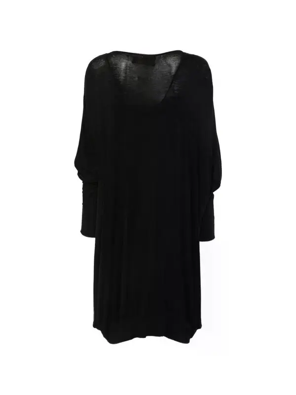 ANTONIO MARRAS VINTAGE 2000s Draped Batwing-sleeve Dress