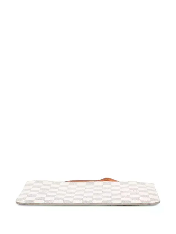 LOUIS VUITTON 2018 Damier Azur Neverfull Mm Pouch