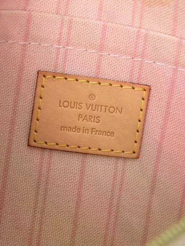 LOUIS VUITTON 2018 Damier Azur Neverfull Mm Pouch