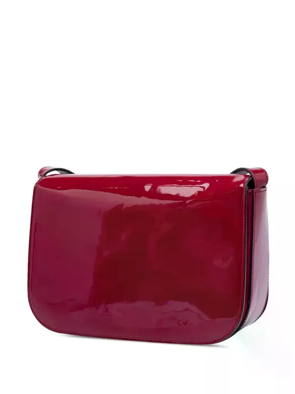 Gucci Patent Bright Bit Flap Cross Body Bag