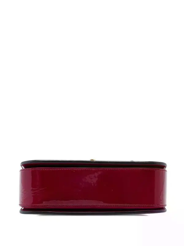 Gucci Patent Bright Bit Flap Cross Body Bag