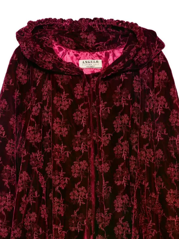 A.N.G.E.L.O. VINTAGE CULT 1980s Floral-print Hooded Coat