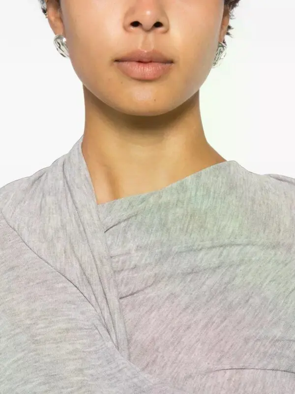 Source Unknown Folgore Asymmetric Draped Top