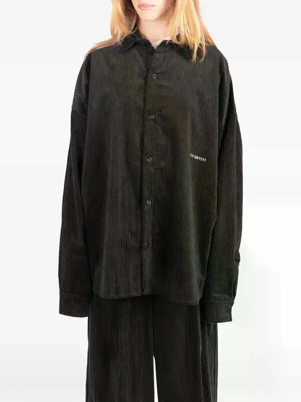 SOCIETE ANONYME Corduroy-effect Oversized Shirt