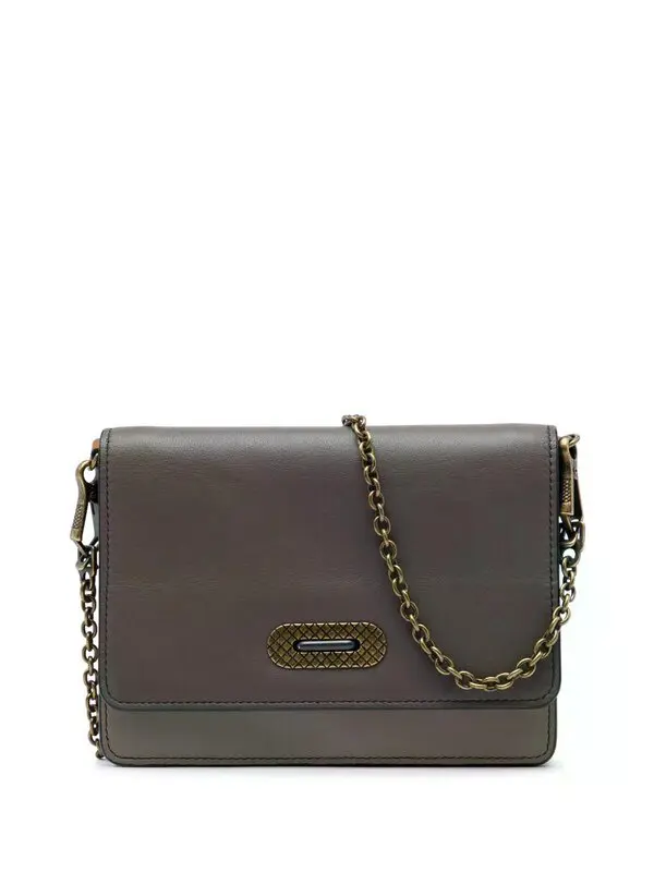 Bottega Veneta Bicolor Nappa Wallet On Chain Crossbody Bag