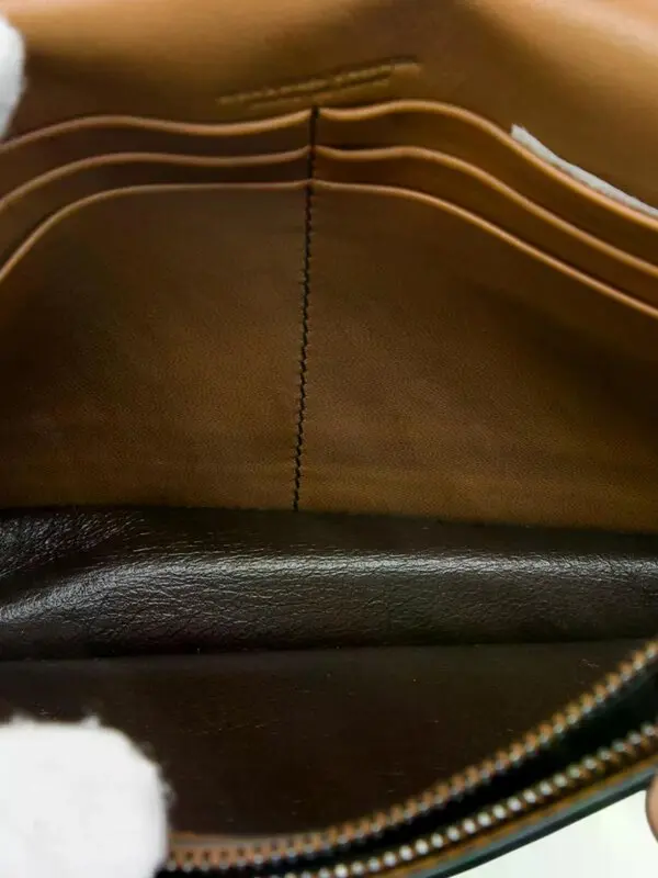 Bottega Veneta Bicolor Nappa Wallet On Chain Crossbody Bag