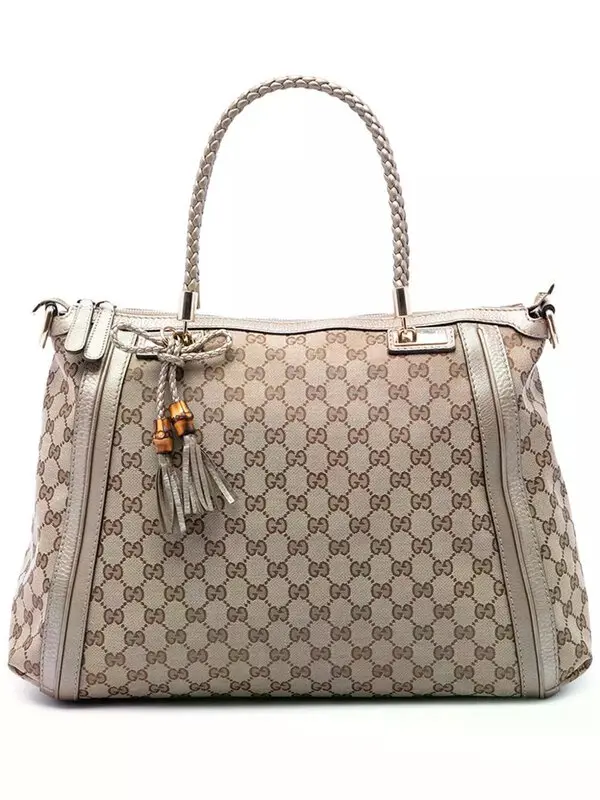 Gucci Gg Canvas Bella Convertible Tote Satchel