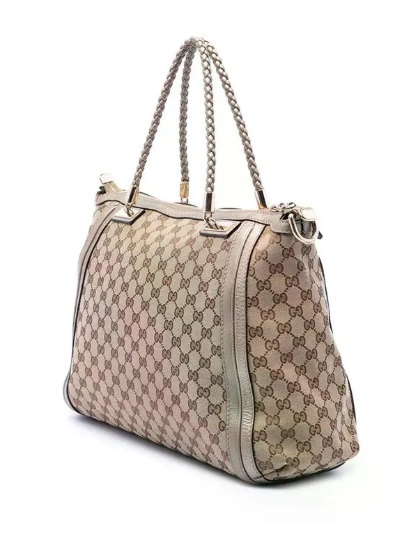 Gucci Gg Canvas Bella Convertible Tote Satchel