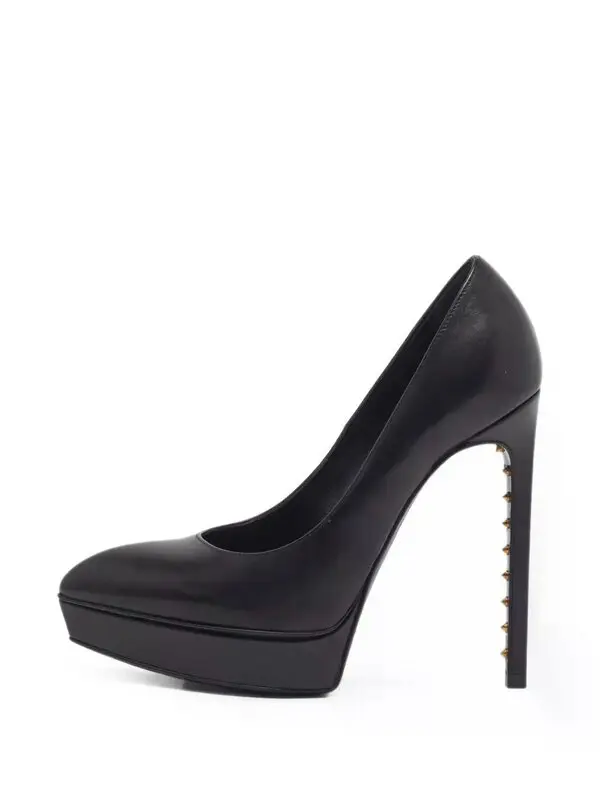 Saint Laurent Janis Studded-heel Pumps