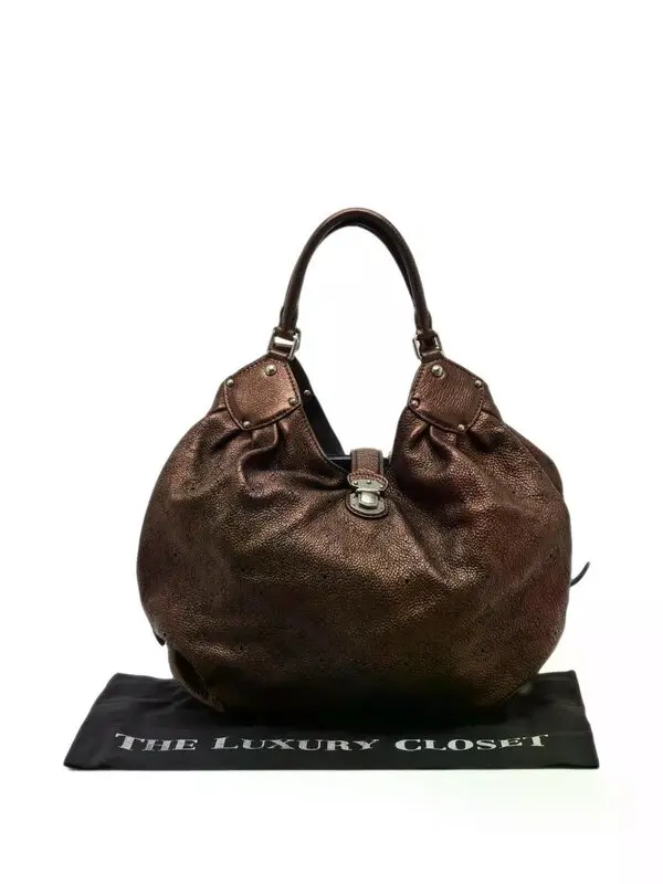 LOUIS VUITTON 2008 Xl Surya Monogram Mahina Tote Bag