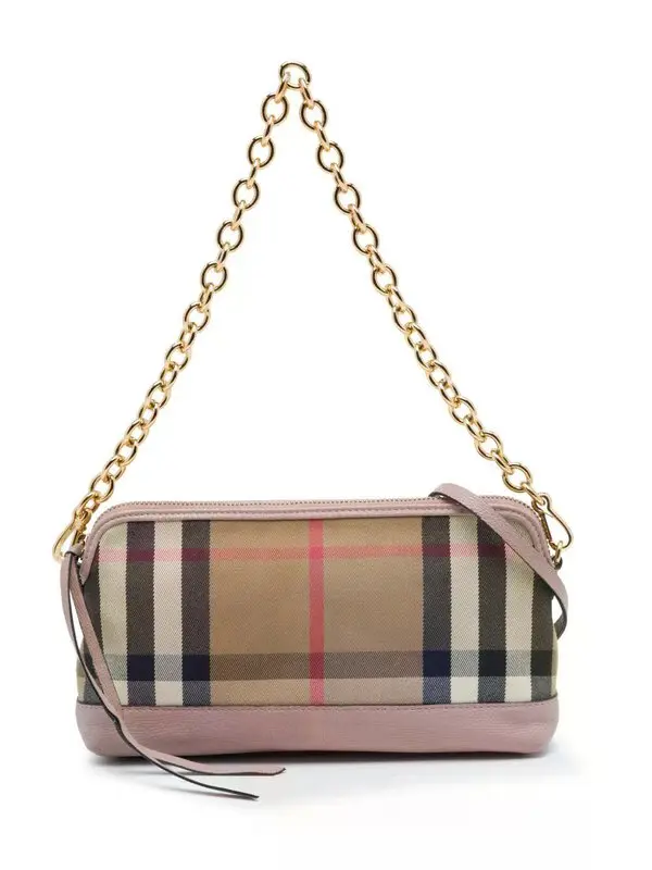 Burberry 2000-2017 House Check Canvas Derby Abingdon Convertible Satchel