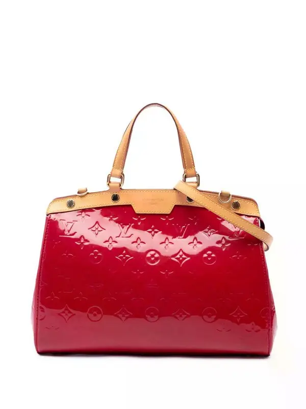 LOUIS VUITTON 2013 Monogram Vernis Brea Mm Satchel