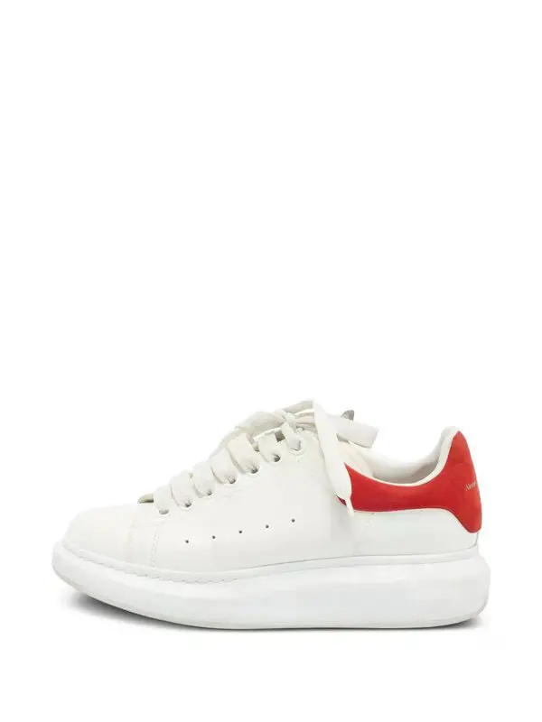Alexander McQueen Oversized Lace-up Sneakers - White