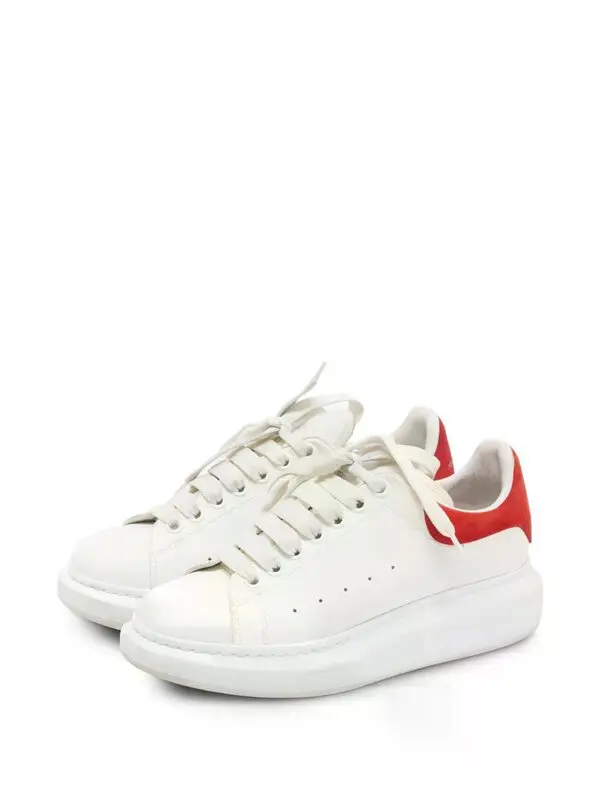 Alexander McQueen Oversized Lace-up Sneakers - White
