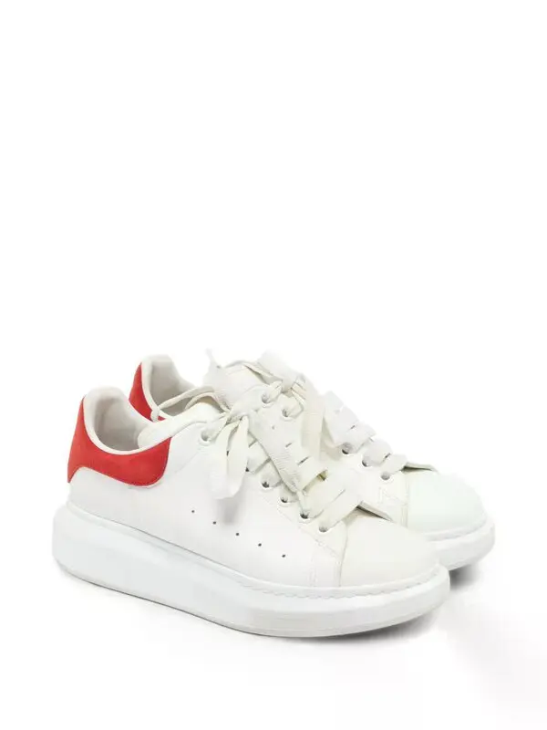 Alexander McQueen Oversized Lace-up Sneakers - White
