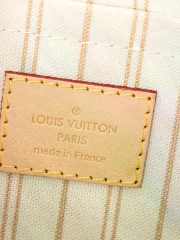 LOUIS VUITTON 2018 Damier Azur Neverfull Mm Pouch