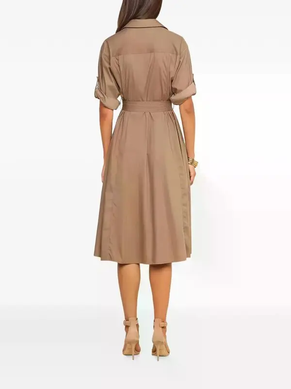 L'Agence Callen Belted Midi Dress