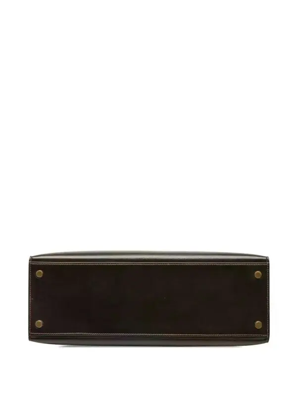 Hermès 1979 Box Calf Kelly Ii Sellier 32 Satchel - Brown