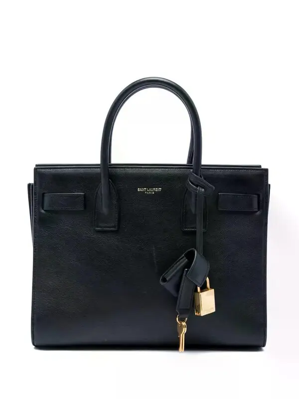 Saint Laurent Baby Leather Sac De Jour Satchel