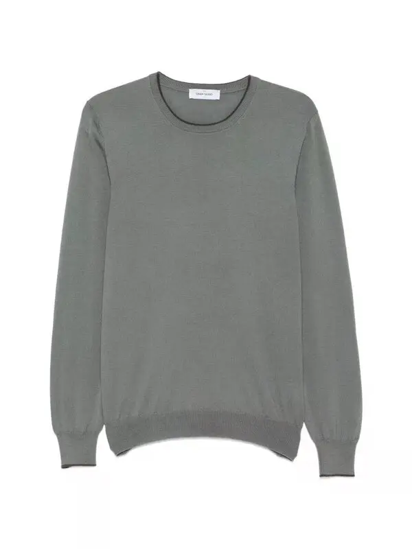GRAN SASSO Elbow-patch Sweater - Grey