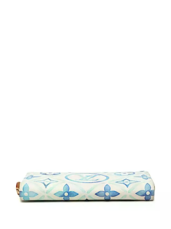 LOUIS VUITTON 2021-2026 Monogram Tiles The Pool Zippy Wallet Long Wallets - Blue