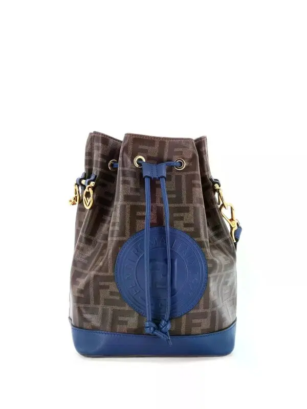 Fendi Mon Tresor Zucca Coated Canvas Small Bucket Bag