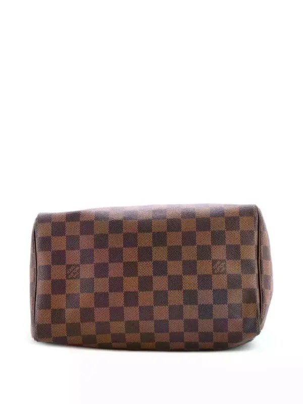 LOUIS VUITTON Speedy Damier Satchel - Brown