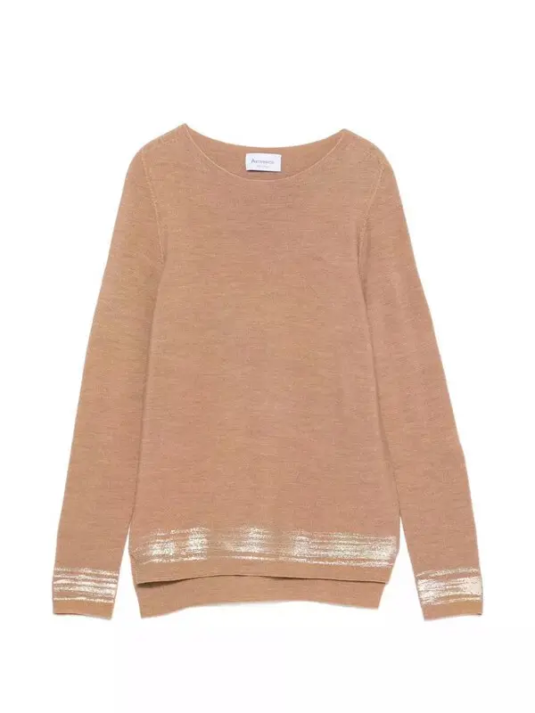 AROVESCIO Foil-print Pullover