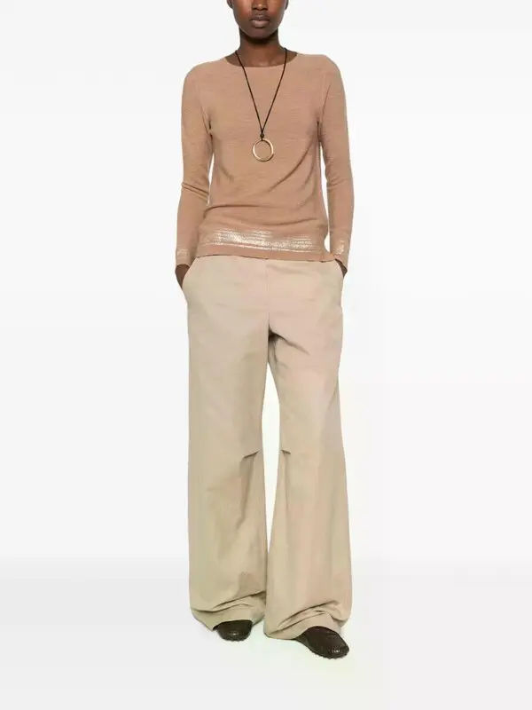 AROVESCIO Foil-print Pullover