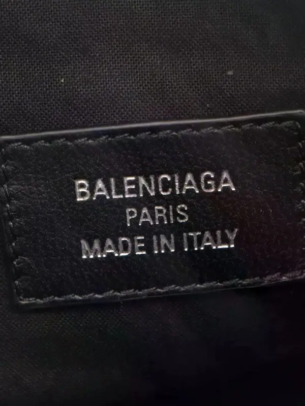 Balenciaga 2018-2026 Leather Credit Camera Bag Crossbody Bag