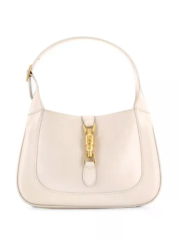 Gucci Jackie 1961 Leather Small Hobo Bag - White