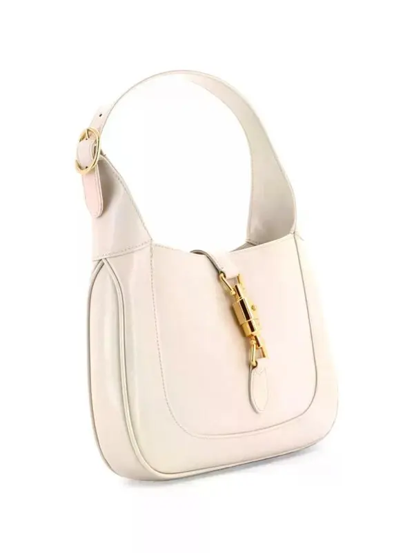 Gucci Jackie 1961 Leather Small Hobo Bag - White