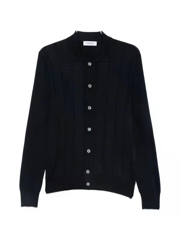GRAN SASSO Ribbed-knit Cardigan