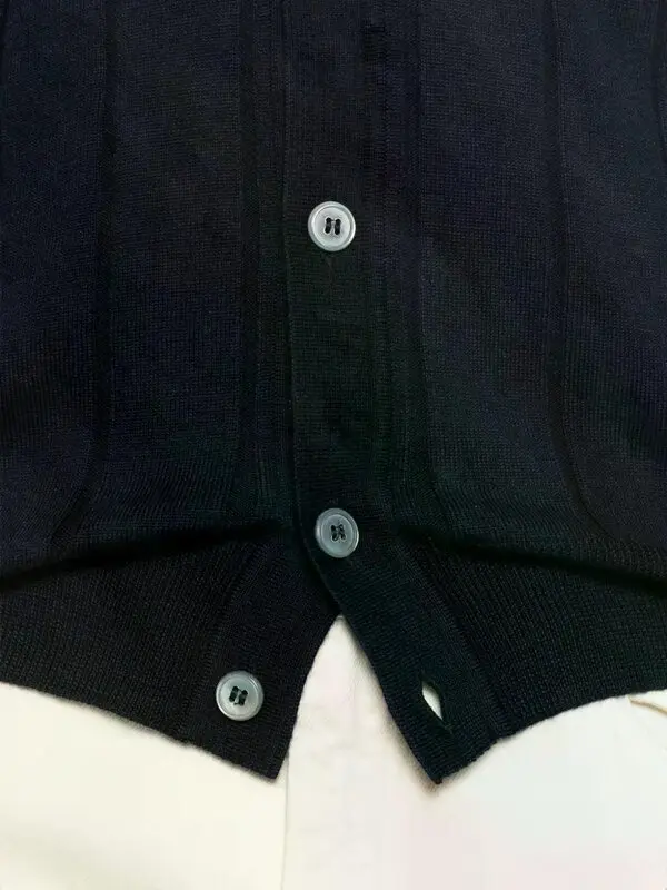 GRAN SASSO Ribbed-knit Cardigan