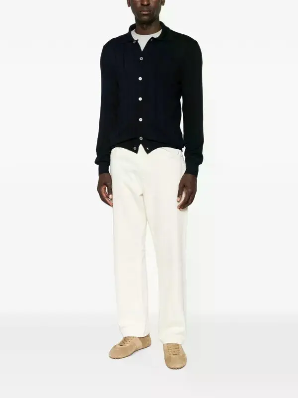 GRAN SASSO Ribbed-knit Cardigan