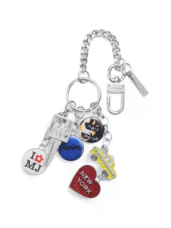 Marc Jacobs Nyc Cluster Bag Charm - Silver