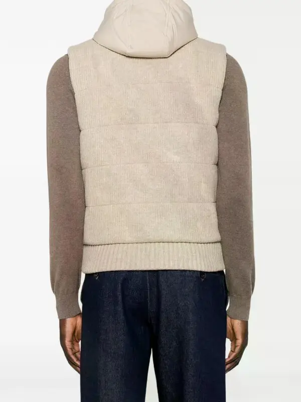 GRAN SASSO Quilted Hooded Gilet
