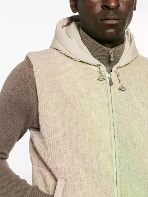 GRAN SASSO Quilted Hooded Gilet