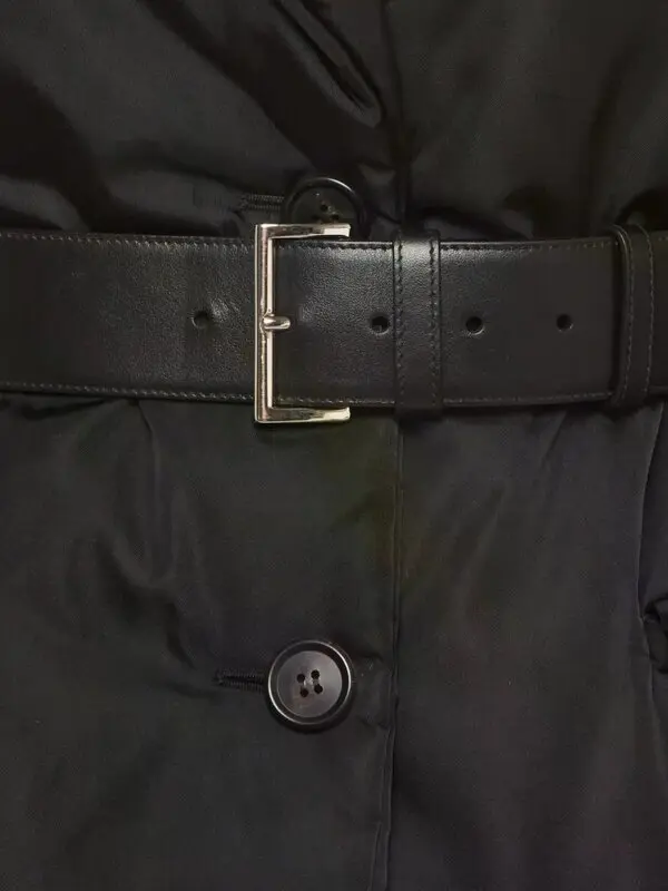 Prada Re-nylon Belted Puffer Jacket