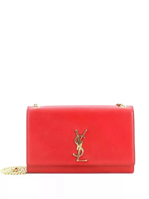 Saint Laurent Classic Monogram Grainy Leather Medium Crossbody Bag