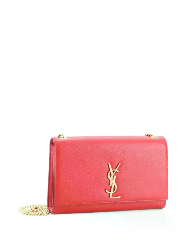 Saint Laurent Classic Monogram Grainy Leather Medium Crossbody Bag