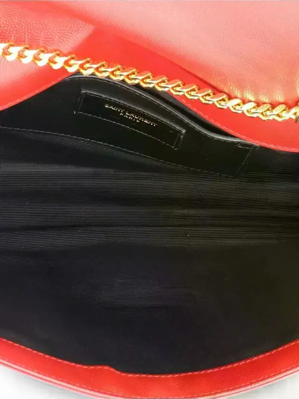 Saint Laurent Classic Monogram Grainy Leather Medium Crossbody Bag