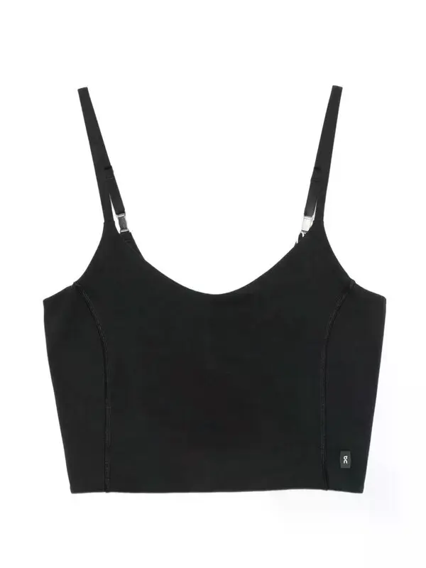 On Logo-print Tank Top - Black