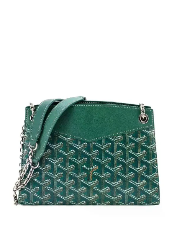 Goyard Structured Rouette Chain Coated Canvas Mini Shoulder Bag