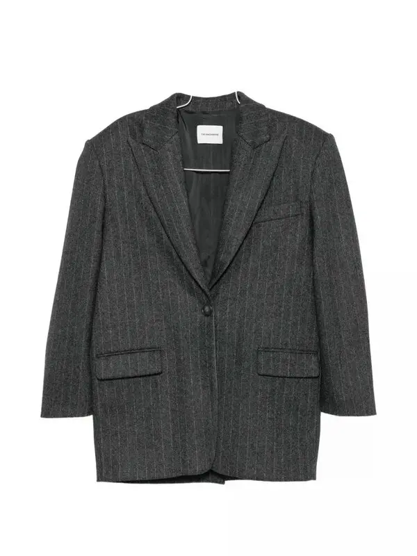 Andamane Teresa Pinstripe Oversized Blazer