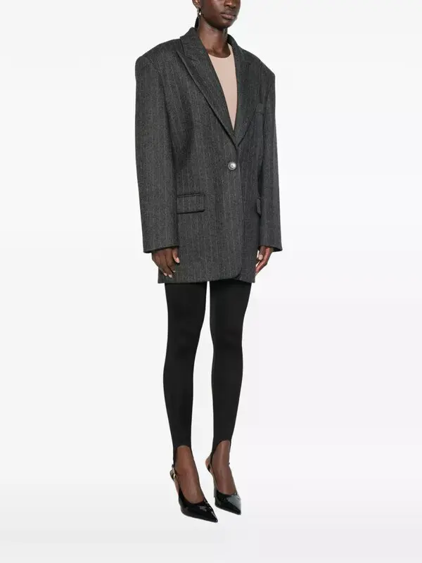 Andamane Teresa Pinstripe Oversized Blazer
